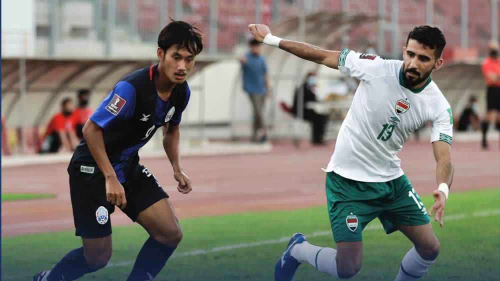 យប់មិញទោះលទ្ធផលចាញ់ ៤-១ តែកម្ពុជាមានបាល់លេងច្រើនជាងអ៊ីរ៉ាក់ - TNAOT