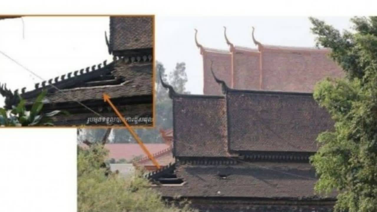 ដំបូលសាលាឆាន់វត្តរាជបូណ៍អាយុជាង១០០ឆ្នាំ ត្រូវបានជួសជុលរួចរាល់ហើយ - TNAOT