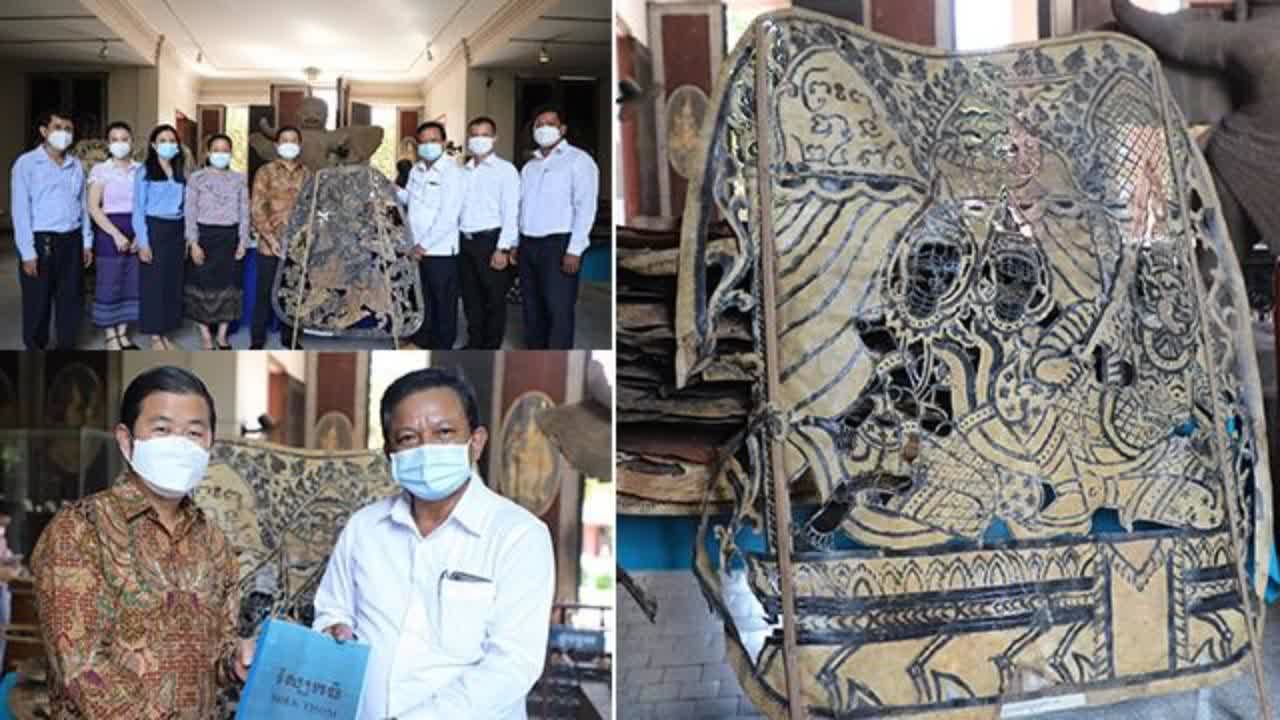 ស្បែកធំ និងស្បែកពណ៌ចាស់ៗប្រមាណជាង ១០០ផ្ទាំងត្រូវយកទៅរក្សាទុកនៅសារមន្ទីរជាតិក្រុងភ្នំពេញ - TNAOT