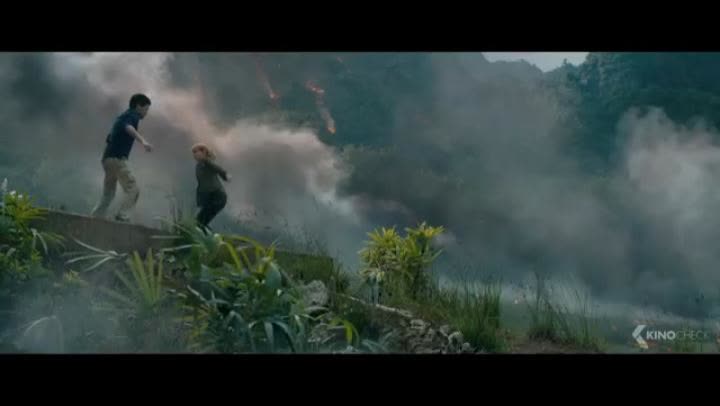 Running from the Volcano Explosion Scene - Jurassic World 2 (2018) - TNAOT