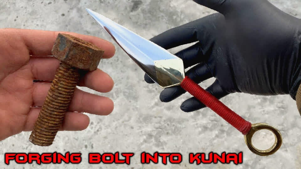 ការបង្កើត Sharp KUNAI ចេញពី Rusty BOLT - TNAOT