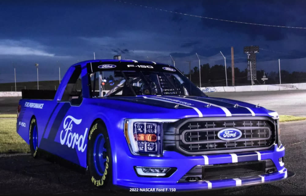 Ford បានបង្ហាញរូបរាងថ្មី F-150 សម្រាប់ស៊េរីឆ្នាំ ២០២២ NASCAR Truck ...