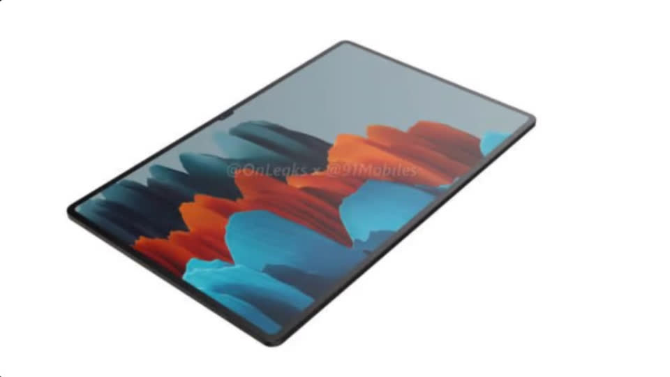 Samsung Galaxy Tab S8 Ultra មាន bezel និង notch ដូចទៅនិង MacBook របស់ ...
