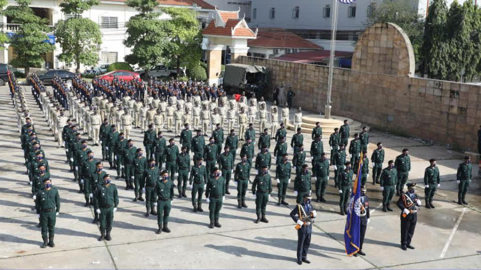 ហ្វឹក ហាត់ កម្លាំង នគរបាល ដើម្បី ត្រៀម អបអរសាទរ បុណ្យ ឯក រាជ្យ ជាតិ ៩ វិច្ឆិកា - TNAOT